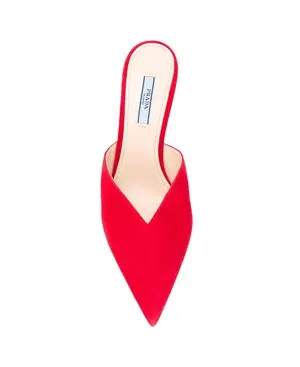 Prada Logo Muller High Heel Pumps