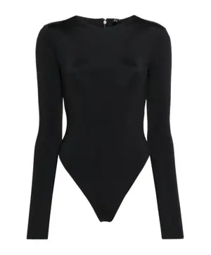 ENTIRE STUDIOS Long-sleeved Jumpsuit With Back Zipper - Black