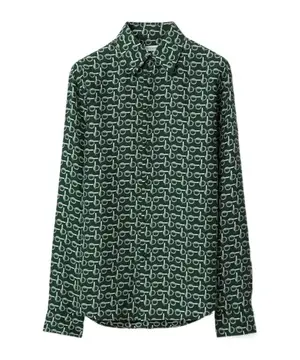 BURBERRY Burberry Monogram Print Long Sleeve Shirt