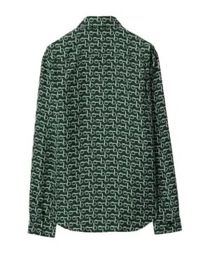 Burberry Monogram Printed Long Sleeved Shirt - Green