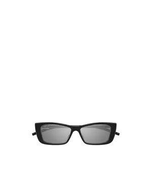 Gucci Rectangular Logo Sunglasses - Black