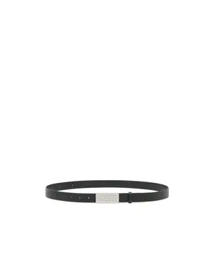 MAISON MARGIELA Digital Logo Belt - Black