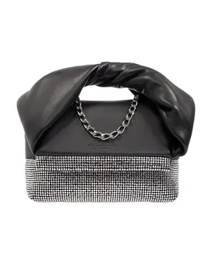 J.W.ANDERSON Jw Anderson Embellished Twister Small Handbag - Black