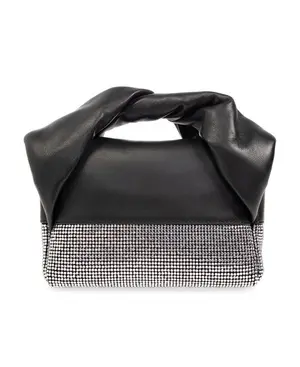 J.W.ANDERSON Embellished Twister Small Handbag - Black