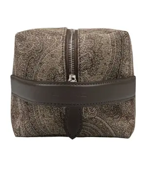 Etro Paisley Pattern Zipped Clutch Bag
