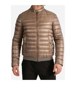 Herno Quilted Zip-up Jacket - Brown