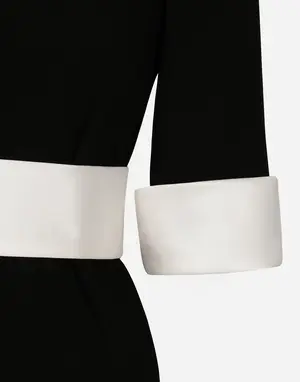 Dolce & Gabbana Mini Dress With Satin Details