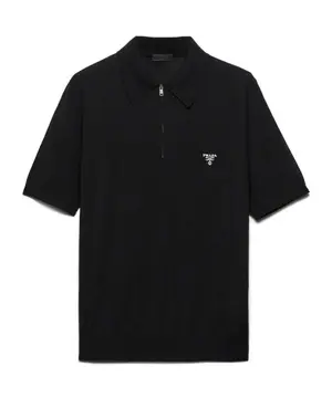 Prada Superfine Wool Polo Shirt