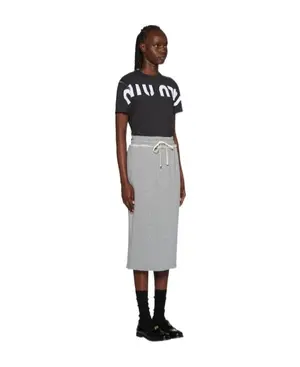Miu Miu Printed Logo T-shirt