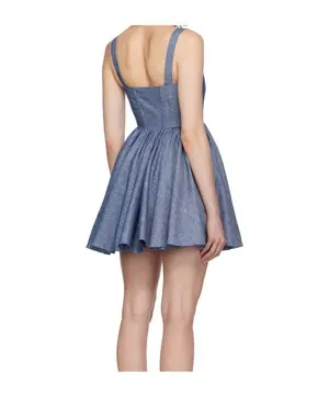 Alaïa Chambray Skater Dress