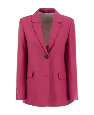 Max Mara Single-breasted Linen Blazer