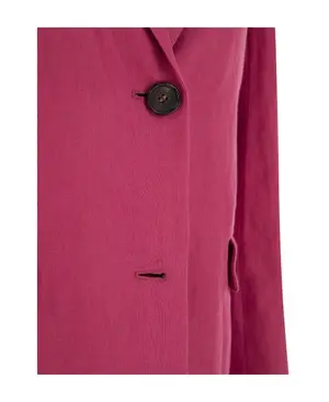 Max Mara Single-breasted Linen Blazer