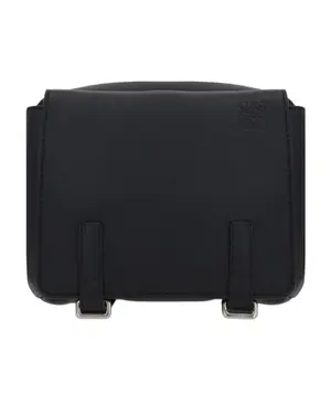 Loewe Logo Embossed Messenger Bag