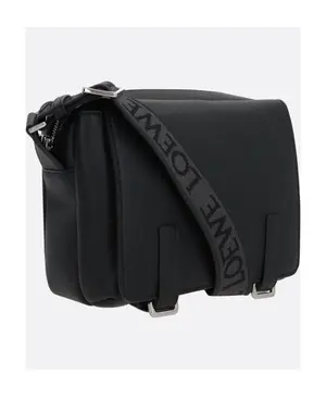 Loewe Logo Embossed Messenger Bag