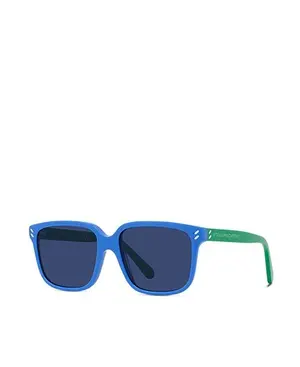 Stella McCartney Logo Rectangular Sunglasses - Blue