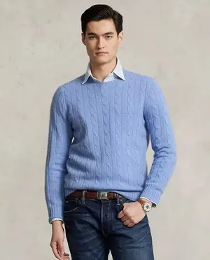 Polo Ralph Lauren Crewneck Knitted Jumper - Blue