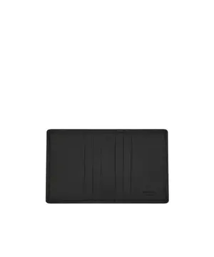 FERRAGAMO Woven Credit Card Holder - Testa Di Moro/black