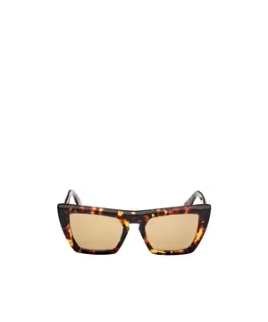 Gcds Geometric Logo Temple Sunglasses - Nude