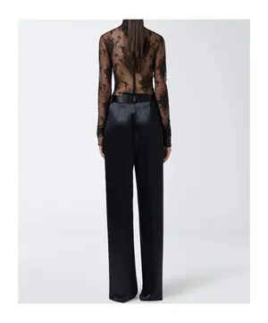 Andamane Floral Lace High Neck Bodysuit