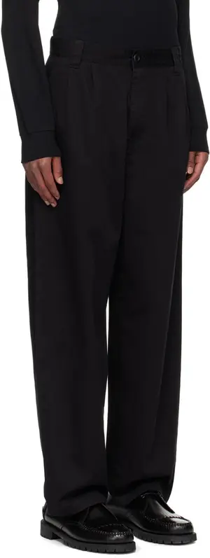 Carhartt Wip Tapered-leg Trousers - Black