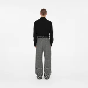 Burberry Ekd-embroidered Long Sleeved Shirt