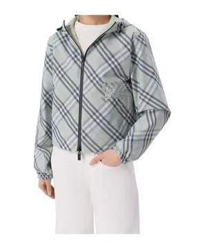 Burberry Reversible Hooded Jacket With Check Print