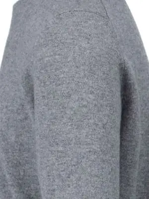 Zegna Crewneck Ribbed Jumper - Grey