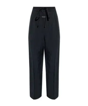 Fear Of God Pleated-front Drawstring Trousers - Black
