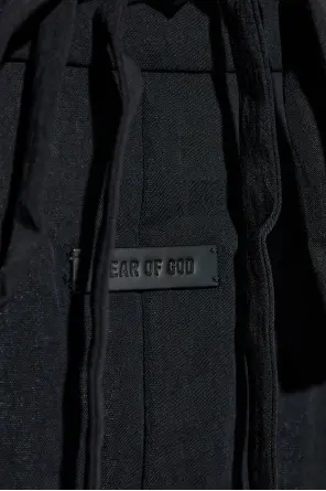 Fear Of God Pleated-front Drawstring Trousers - Black