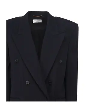 Saint Laurent Double-breasted Striped Blazer