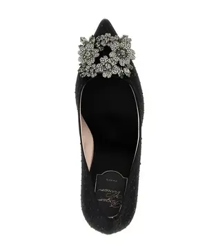 ROGER VIVIER Embellished Pointed-toe Pumps