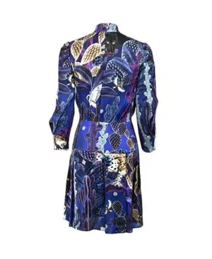 Just Cavalli Printed Long-sleeved Dress