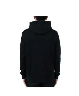 MARCELO BURLON COUNTY OF MILAN Logo Printed Hooded Sweater - Black