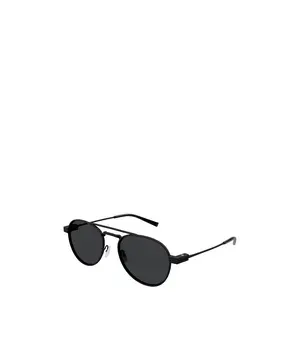 Saint Laurent Aviator Frame Sunglasses - Black
