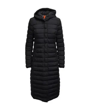 PARAJUMPERS Long Down Jacket With Hood And Buckle Closure
