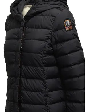 PARAJUMPERS Long Down Jacket With Hood And Buckle Closure