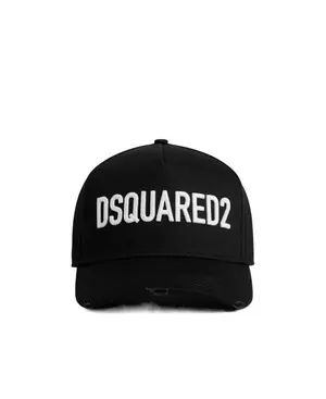 Dsquared2 Dsquared2 Logo Embroidered Baseball Cap Black