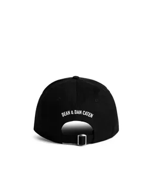 Dsquared2 Logo Embroidered Baseball Cap - Black