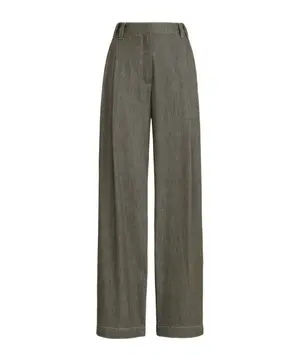 Brunello Cucinelli Wide-leg Pleated Trousers - No