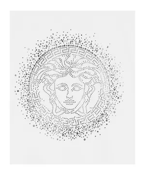 Versace Medusa Embellished Crewneck T-shirt