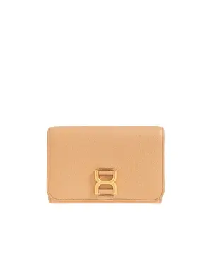 Chloé Marcie Tri-fold Wallet - Nude