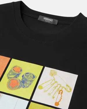 Versace Graphic-printed Crewneck T-shirt