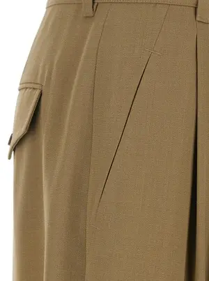 Celine Montauk Trousers In Wool