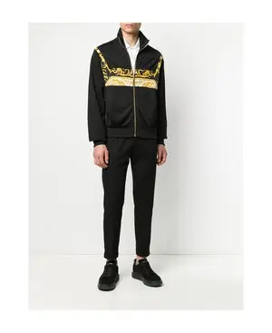 Versace Barocco Logo Print Track Jacket