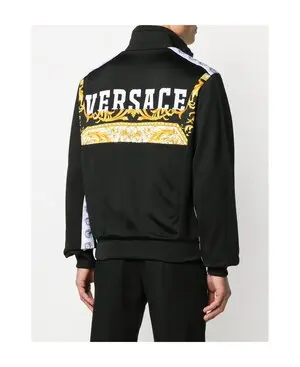 Versace Barocco Logo Print Track Jacket