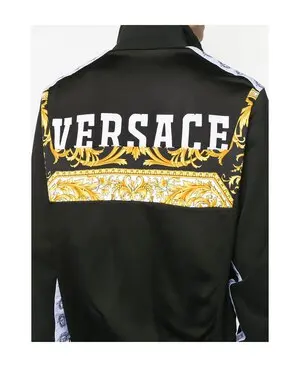 Versace Barocco Logo Print Track Jacket