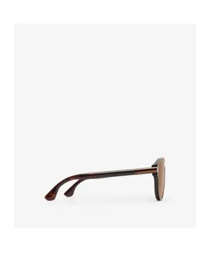 Burberry Tubular Pilot-frame Sunglasses
