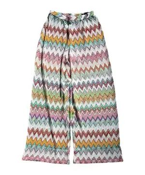 Missoni Zigzag Lamé Flared Pants - Multicolor