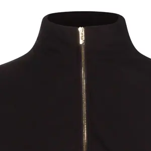 Alaïa Draped Matte Jersey Jacket - Black
