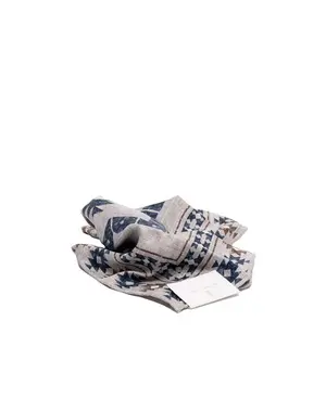 Brunello Cucinelli Navajo-pattern Print Scarf - Gray
